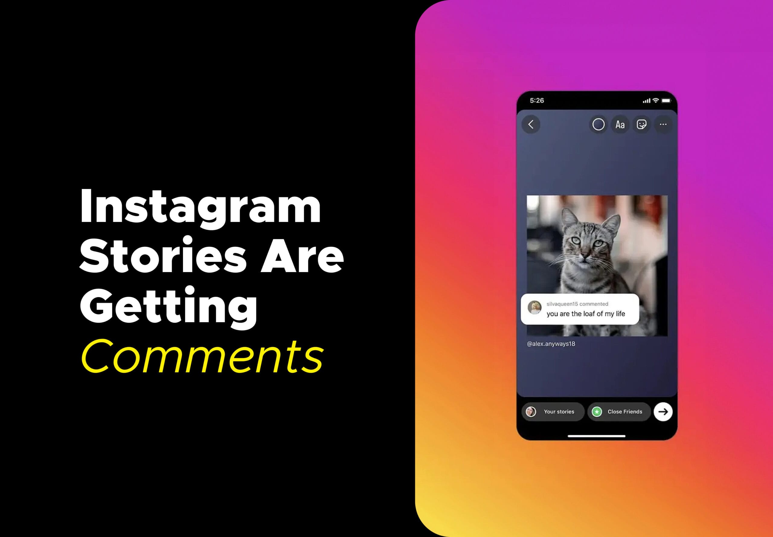 Instagram Stories Are Getting Comments - Pulse Advertising